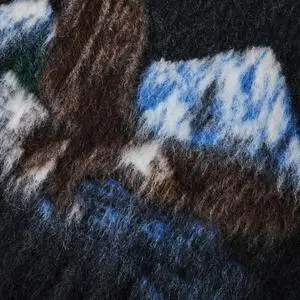 MAISON MARGIELA Graphic Print Crewneck Sweater - Charcoal