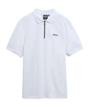 Barbour Short-sleeved Polo Shirt - White