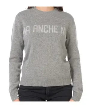 MC2 SAINT BARTH Long-sleeved Knitted Sweater - Gray