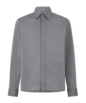 MAISON MARGIELA Zip Concealed Shirt Jacket
