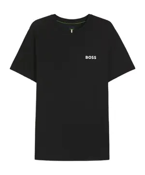 Hugo Boss Slim-fit Stretch Knit T-shirt - Black