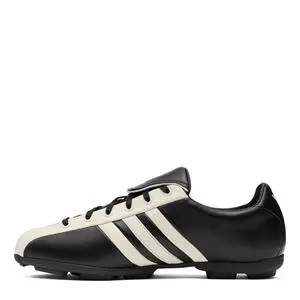 Y3 Leather Lace-up Sneakers - Black