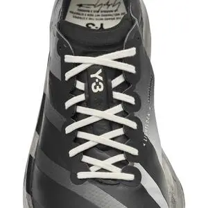 Y3 Color Blocked Lace Up Sneakers