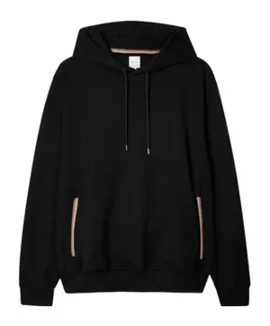 Paul Smith Long-sleeved Hooded Sweatshirt - Black