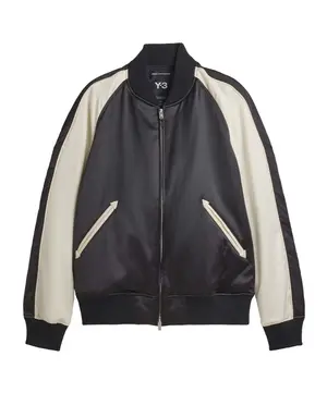 Y3 Liquid Logo Satin Souvenir Jacket