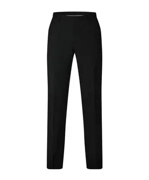 Hugo Boss Solid Color Casual Trousers - Black