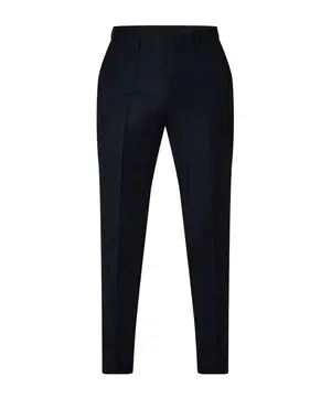 Hugo Boss Solid Color Casual Trousers - Black