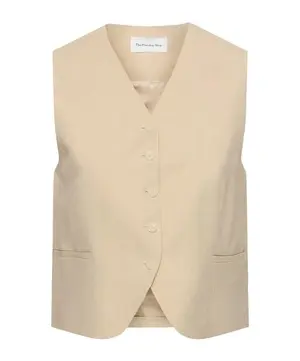 THE FRANKIE SHOP Chelsea Vest - Beige