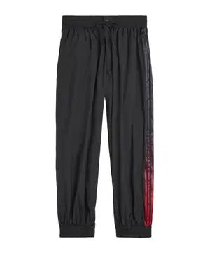 Y3 Solid Color Casual Trousers - Black