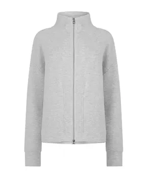 Varley Casual Zip-up Jacket - Light Gray