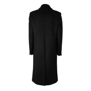 Balenciaga Thick Wool Long Overcoat