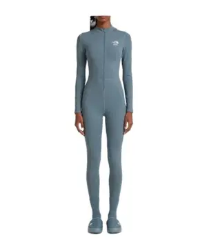The North Face Fitted Jumpsuit With Front Zip And Logo Detail - No