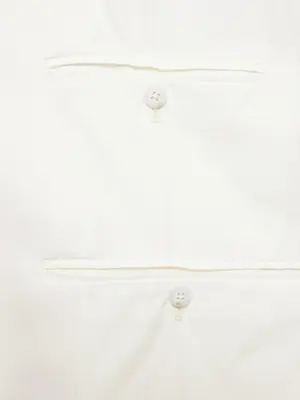 ANN DEMEULEMEESTER Agnes Wool Satin Asymmetrical Blazer