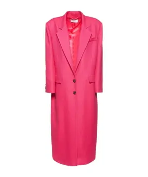 Giuseppe Di Morabito Long Wool Coat - Pink