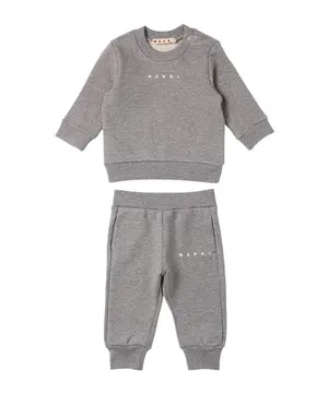 Marni Printed Cotton Sweatshirt And Sweatpants Set