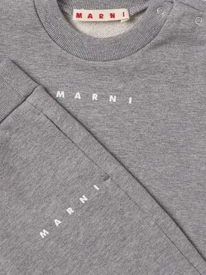 Marni Printed Cotton Sweatshirt And Sweatpants Set