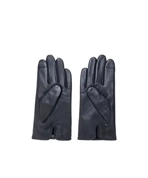 Hugo Boss Leather Gloves - Blue
