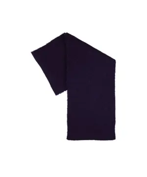 By Far Rectangular Scarf With Fringed Edges - Black