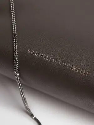 Brunello Cucinelli Shoulder Pouch With Chain Strap