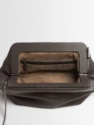 Brunello Cucinelli Shoulder Pouch With Chain Strap