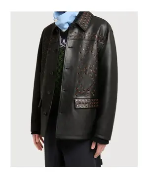 Marni Leather Studded Jacket