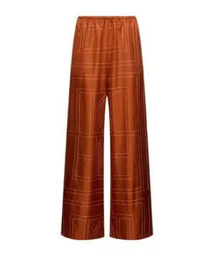 TOTEME Wide-leg Trousers With Elastic Waistband