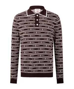 Casablanca Long-sleeve Polo Shirt