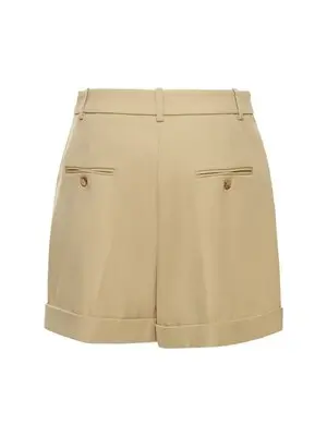 Michael Kors High-waisted Shorts With Cuff