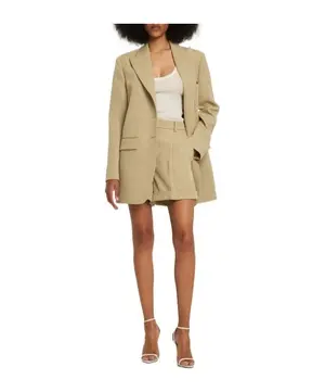 Michael Kors High-waisted Shorts With Cuff
