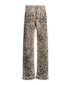 Rick Owens Geth Denim Mid Rise Baggy Jeans - No