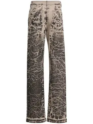 Rick Owens Geth Denim Mid Rise Baggy Jeans