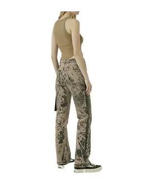 Rick Owens Geth Denim Mid Rise Baggy Jeans