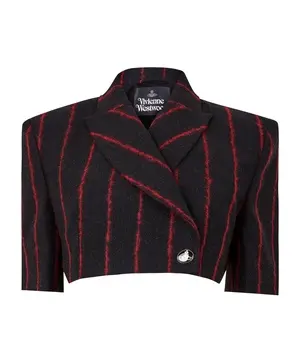 VIVIENNE WESTWOOD Striped Cropped Blazer