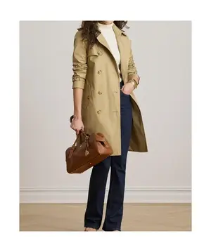 Ralph Lauren Double-breasted Mid-length Trench Coat