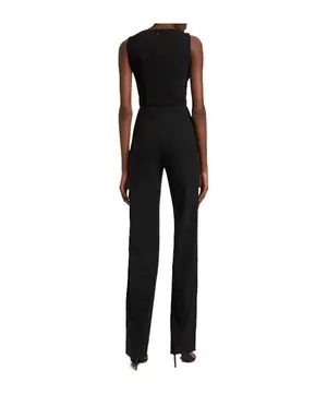 Michael Kors V-neck Wide Leg Jumpsuit