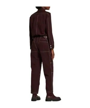 Stella McCartney Jumpsuit With Collar And Contrast Details