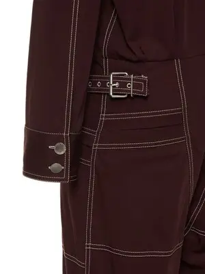 Stella McCartney Jumpsuit With Collar And Contrast Details