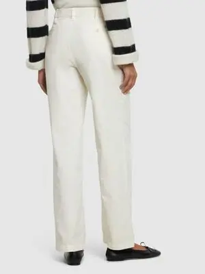 NILI LOTAN High-waisted Trousers - White