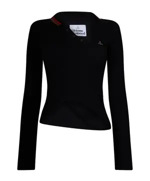 VIVIENNE WESTWOOD Longsleeve Knit Top - Black