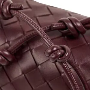 Bottega Veneta Woven Leather Mini Bag - Black