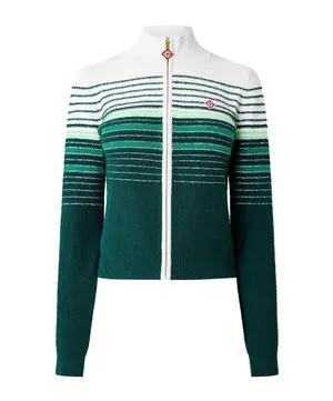 Casablanca Casual Zip-up Jacket - Green