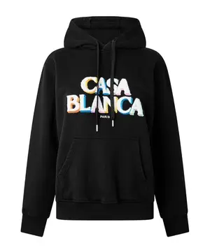 Casablanca Drawstring Hooded Sweatshirt