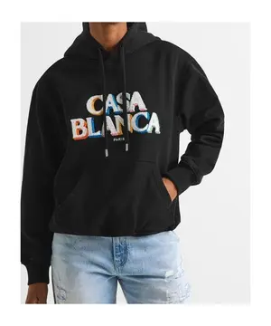 Casablanca Drawstring Hooded Sweatshirt