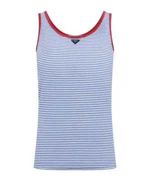 Prada Slim-fit Striped Tank Top