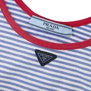 Prada Slim-fit Striped Tank Top