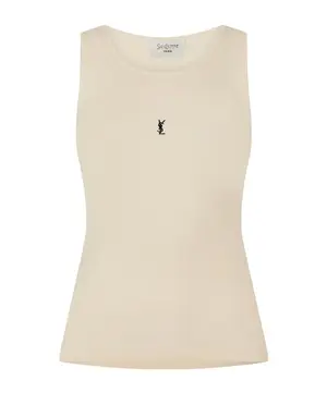 Saint Laurent Tank Vest - Nude