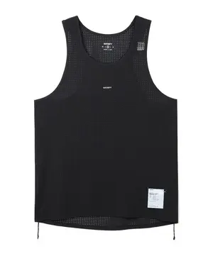 Satisfy Sleeveless Breathable Vest - Black