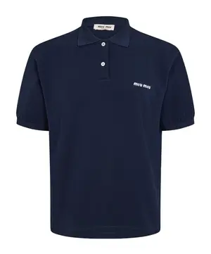 Miu Miu Short-sleeve Polo Shirt