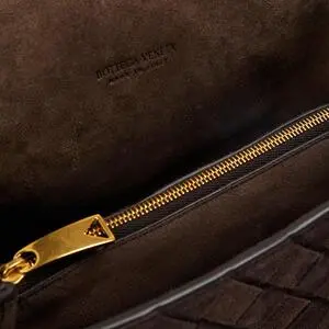 Bottega Veneta Woven Suede Clutch Bag