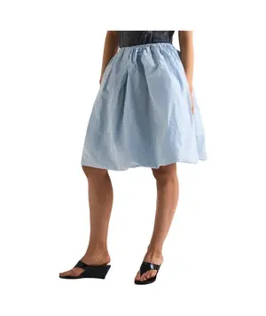 Prada Midi Bubble Skirt - Blue
